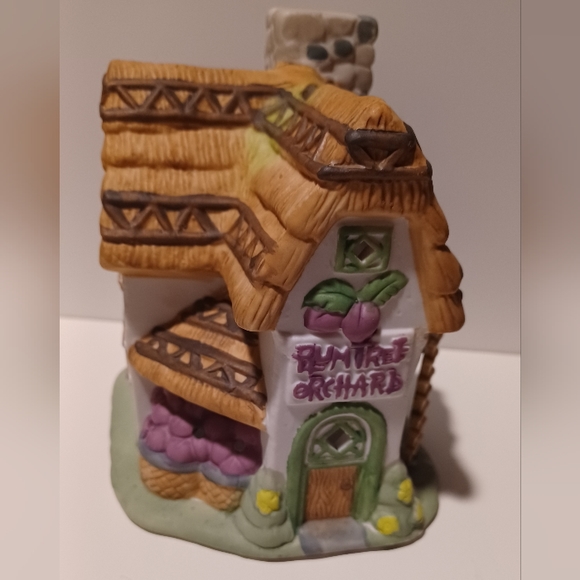 PartyLite | Accents | Vintage Partylite Plum Orchard Tealight House ...